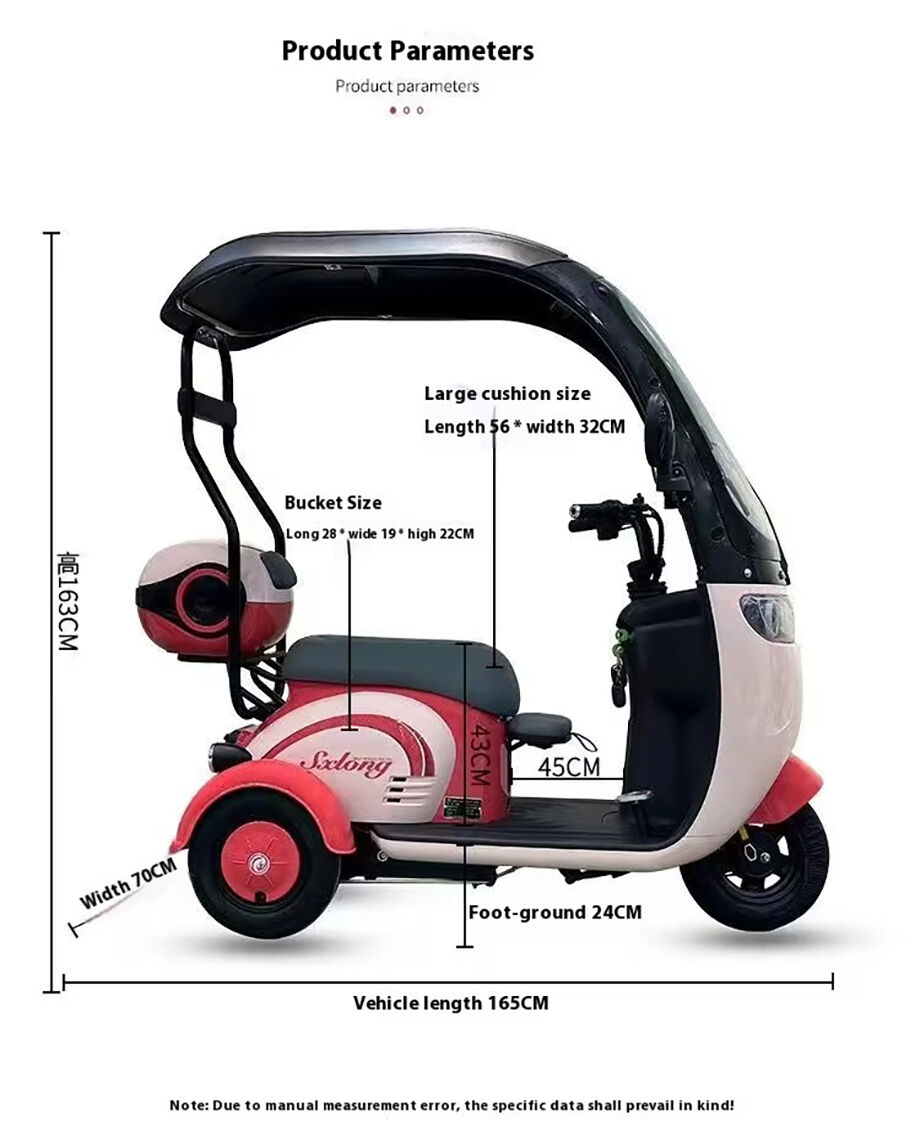 New Adult Electric Tricycle Made In China Electric Scooter Manned And ...