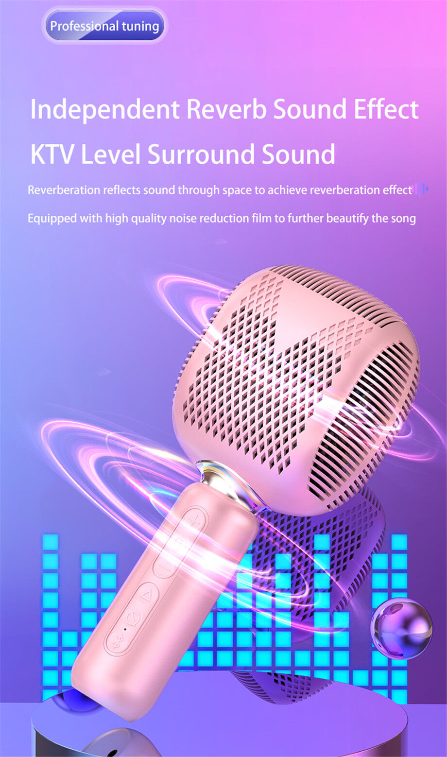 K10 Portable Handheld Party Ktv Music Singing Playing Karaoke ...
