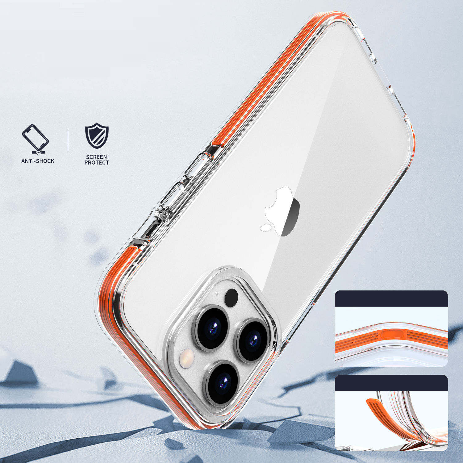 Wholesale Pc Cases For Iphone Hybrid Soft Tpu Frame Hard Pc Back Cover ...