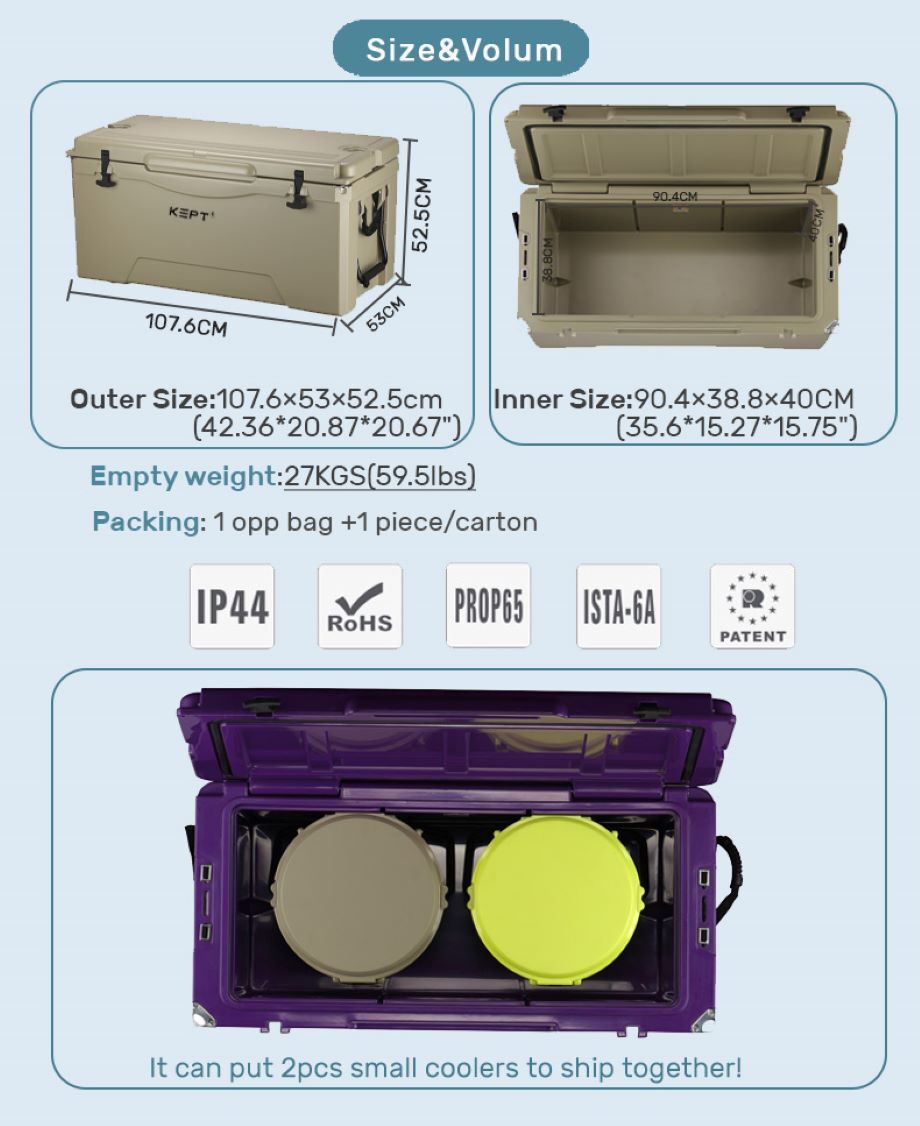 Odm 135qt Heavy Duty Insulation Marine Hunting Rotomolded Ice Chest ...