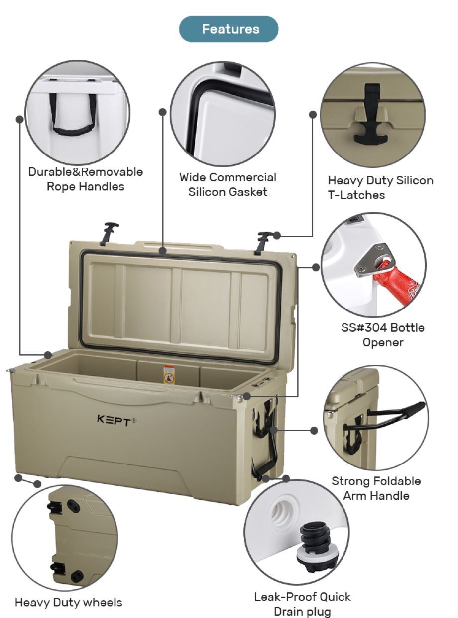 Odm 135qt Heavy Duty Insulation Marine Hunting Rotomolded Ice Chest ...