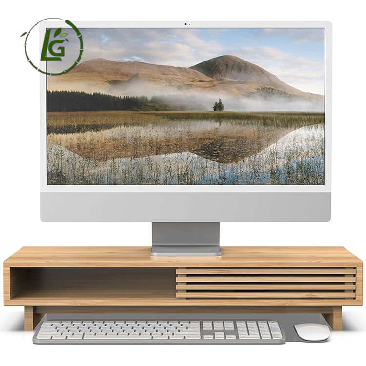 ·legend Odm/oem Studio Monitor Laptop Riser Holder Comput Bamboo Wooden ...