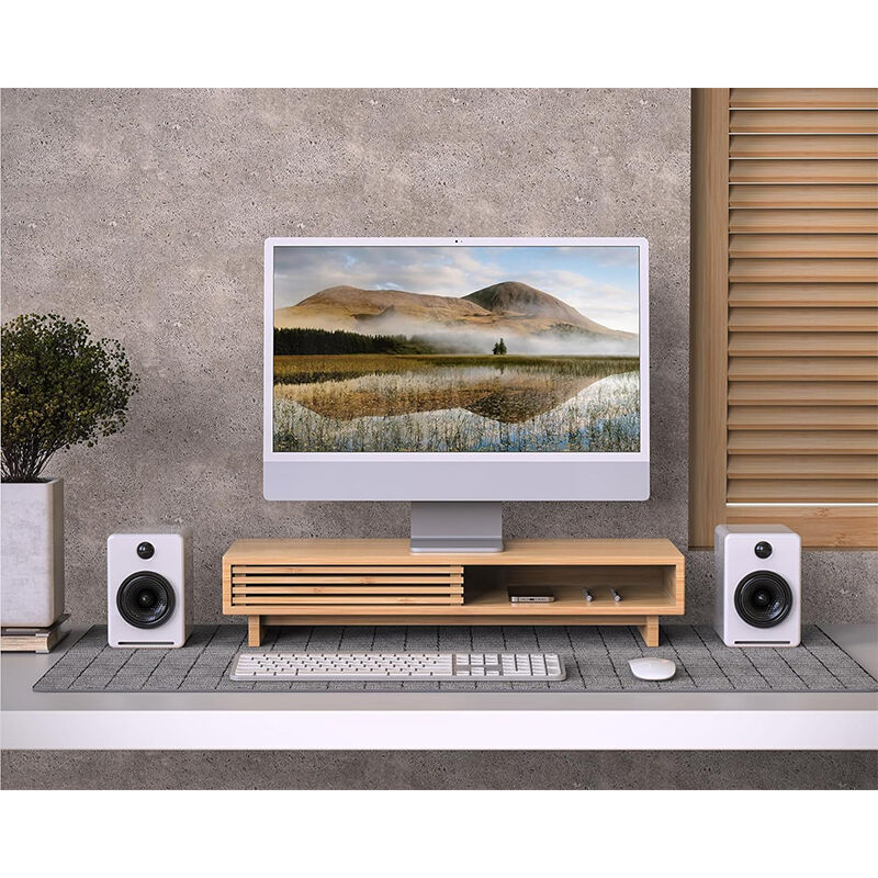 ·legend Odm/oem Studio Monitor Laptop Riser Holder Comput Bamboo Wooden ...