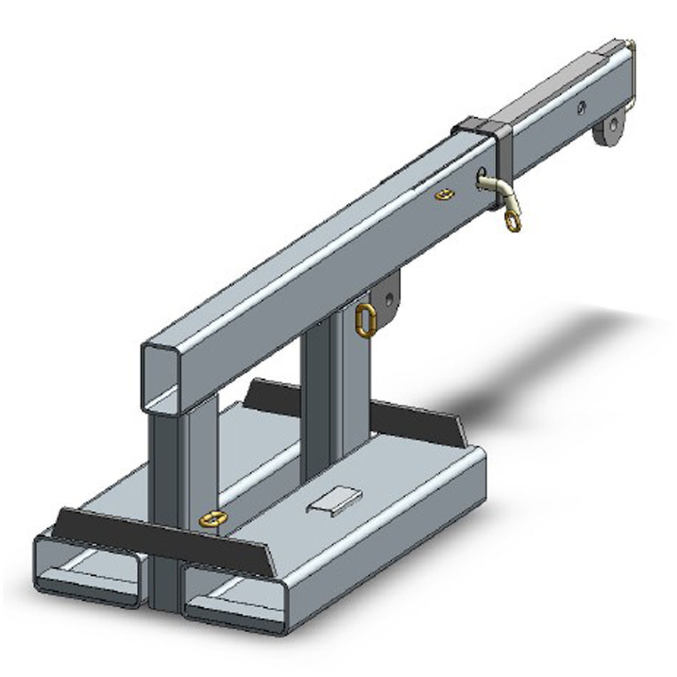 Forklift Jib Attachment Fixed Jib Short - 2.5 Tonne F-fjs2.5 - China ...