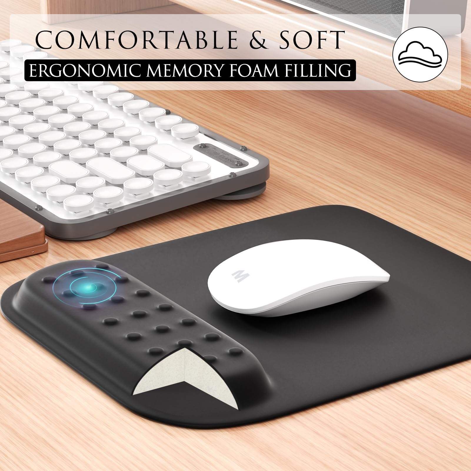 Bulk Buy China Wholesale Ergonomic Mouse Pad With Wrist Support Gel ...