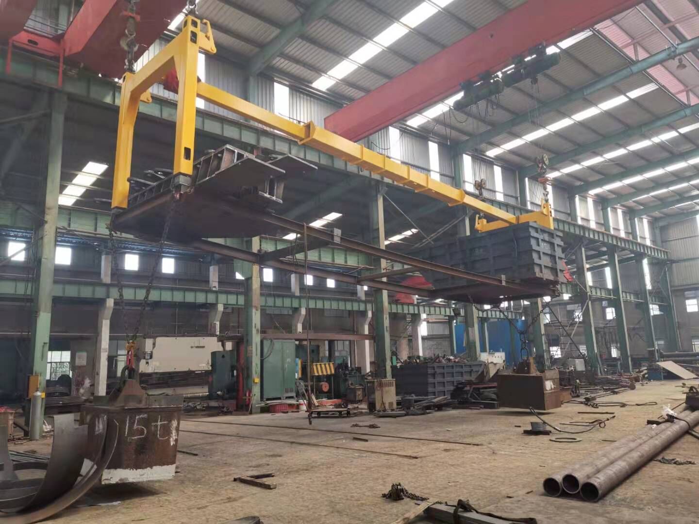 20ft 40ft 45ft Electric Telescopic Over Height Spreader Frame For Iso ...