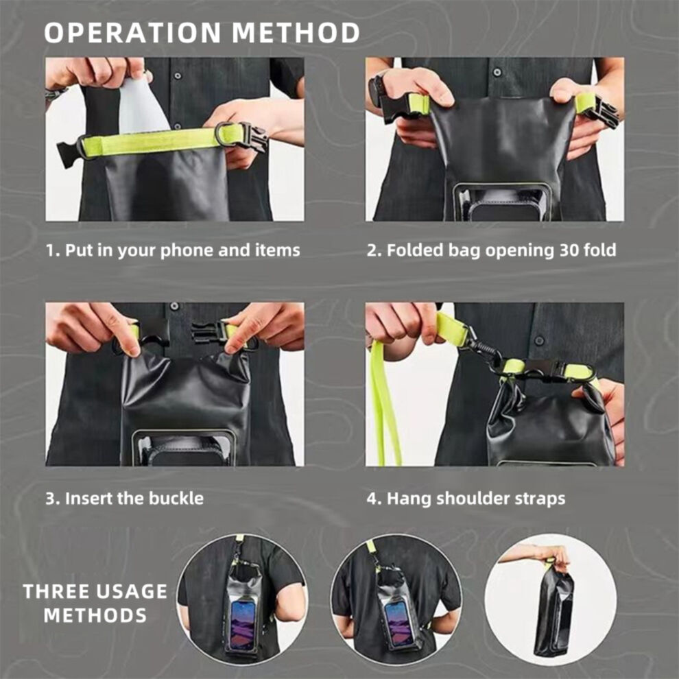 Wholesaler 5l Men's Cross Body Bag Waterproof Shoulder Bag For Camping ...