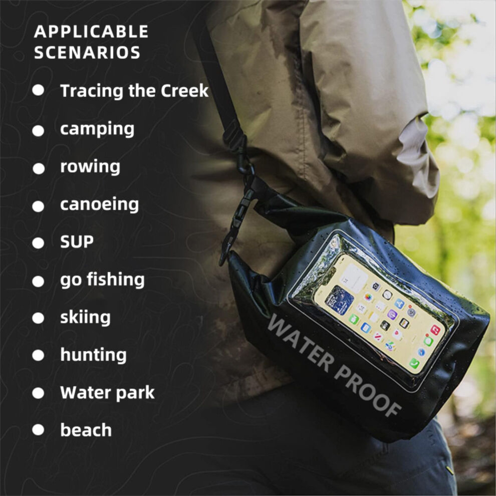 Universal Pvc Shoulder Bag For Men Women Touch Screen Waterproof Cell ...