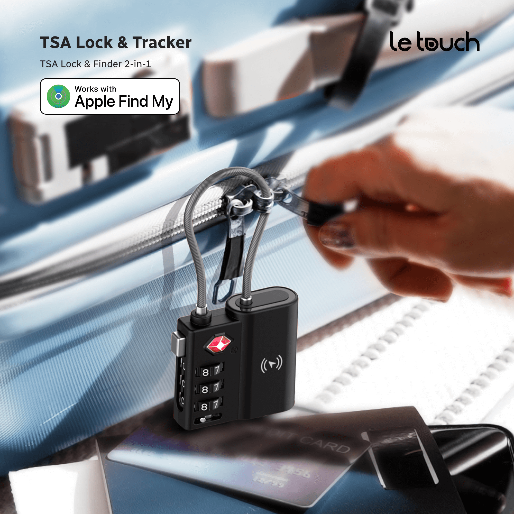 Oem Tsa Lock Tracker Work With Apple Find My App - Expore China ...