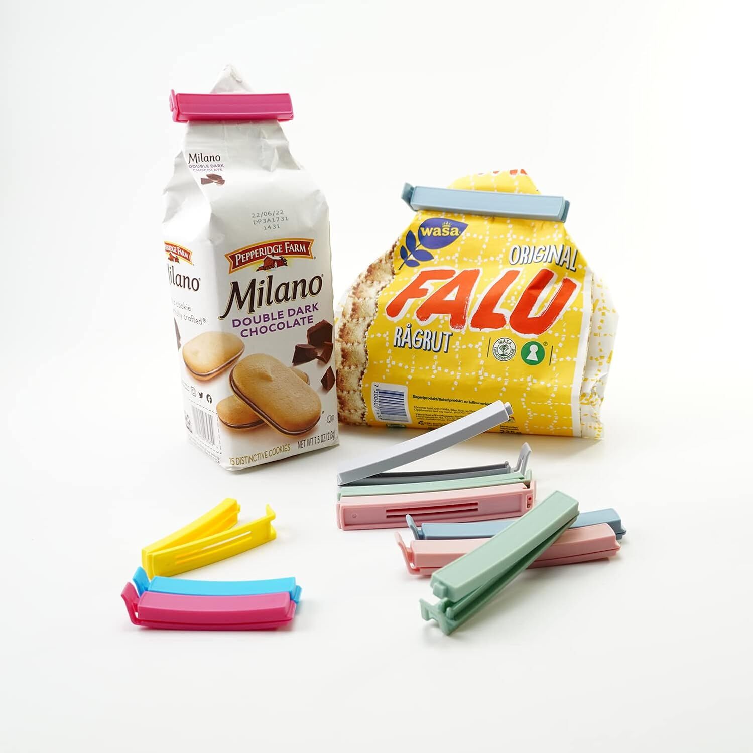 Buy China Wholesale 32 Pcs Plastic Chip Clips For Food Packages, Curved ...