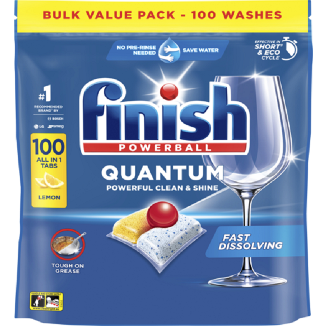 Wholesale Finish Quantum Dishwashing Bulk Value Pack Lemon 100 Washes ...