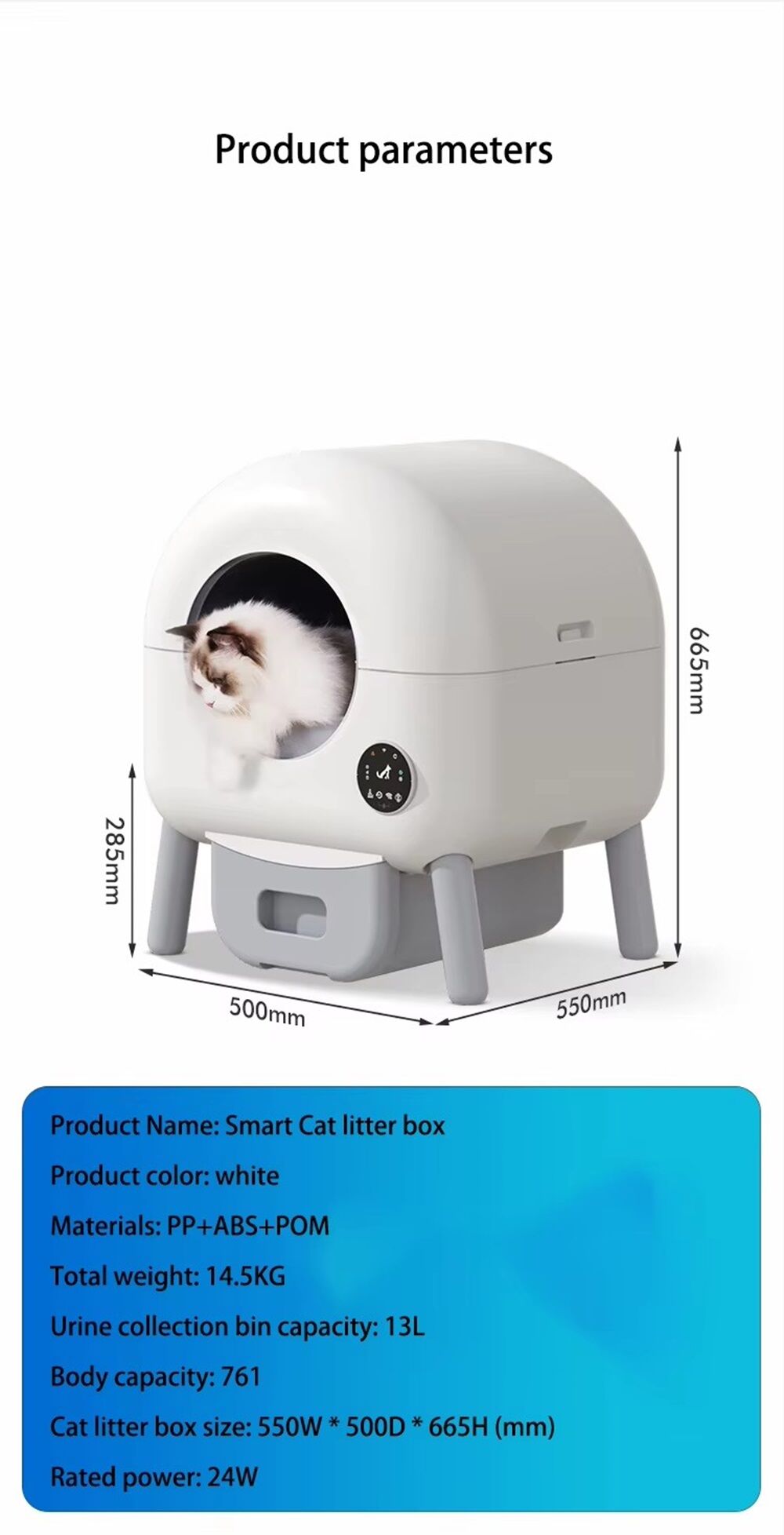Best Selling Smart Cat Litter Box For Household - Expore China ...