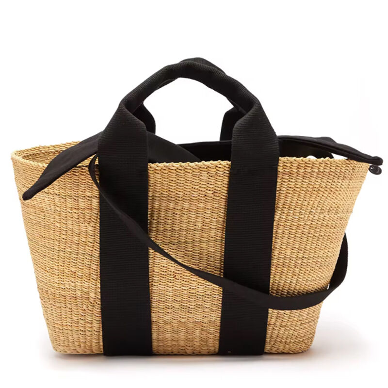 Wholesale Fashion High Quality Beach Bag Straw Basket Straw Bag Women ...