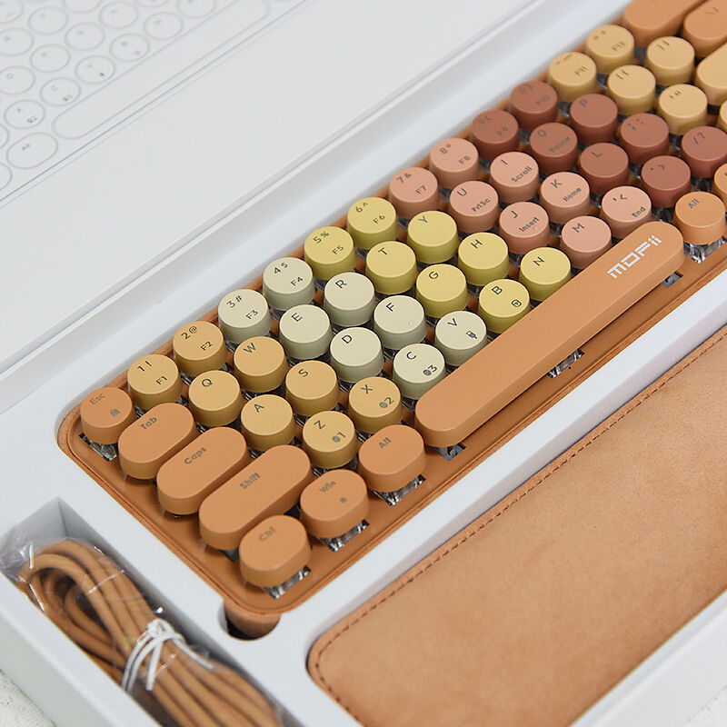 Factory Moffi Compact Slim Wired+2.4g Wireless +bluetooth Mechanical ...