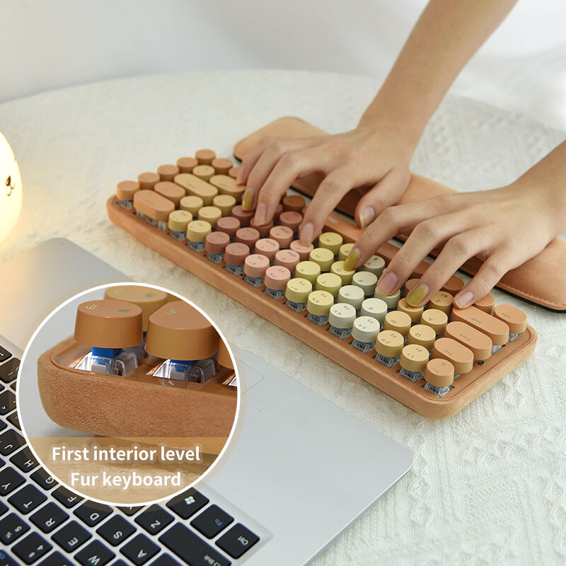 Factory Moffi Compact Slim Wired+2.4g Wireless +bluetooth Mechanical ...