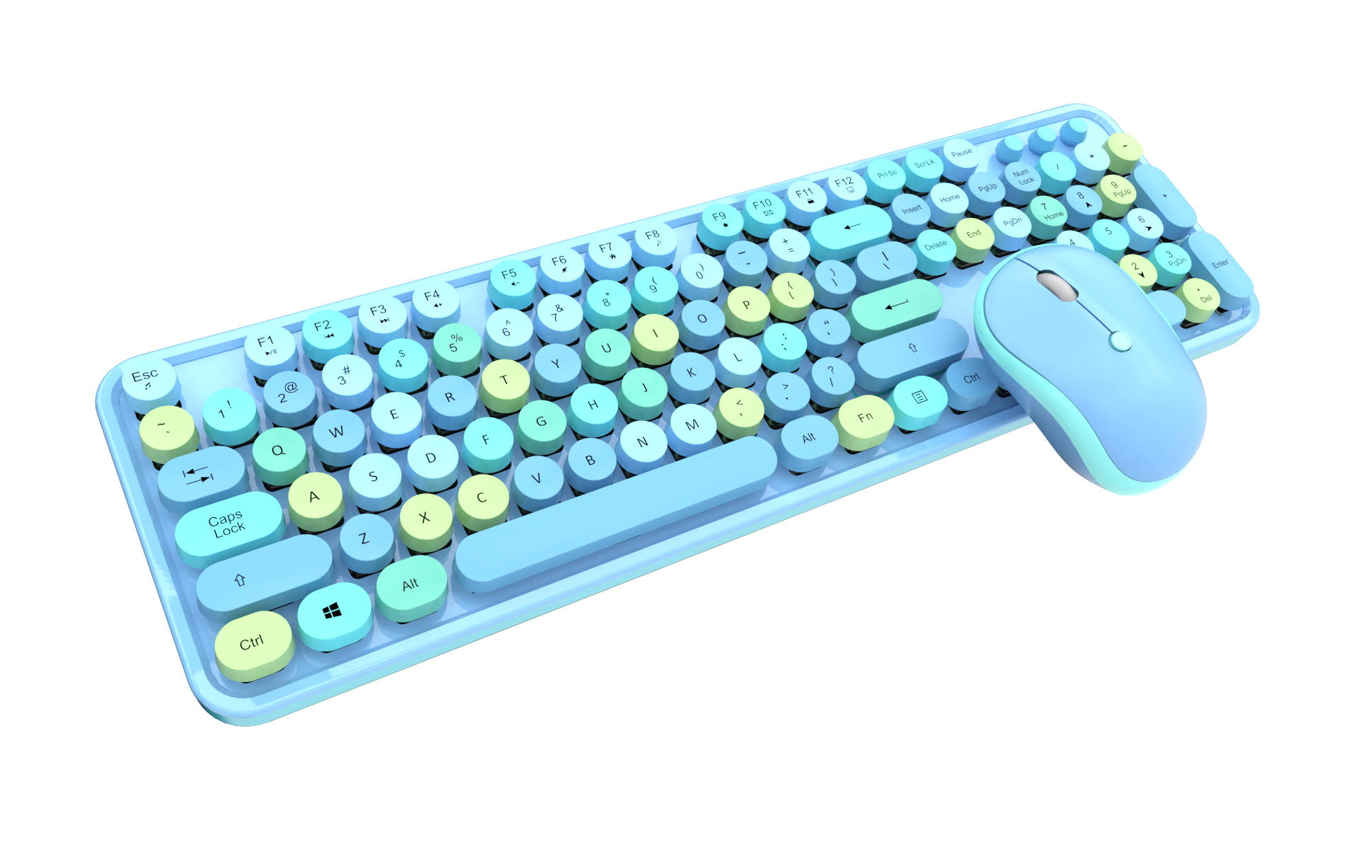 Factory Own Brand Sweet Plus Smk-681m5ag Wireless Mechanical Keyboard Mouse Combo,us Keyboard ...