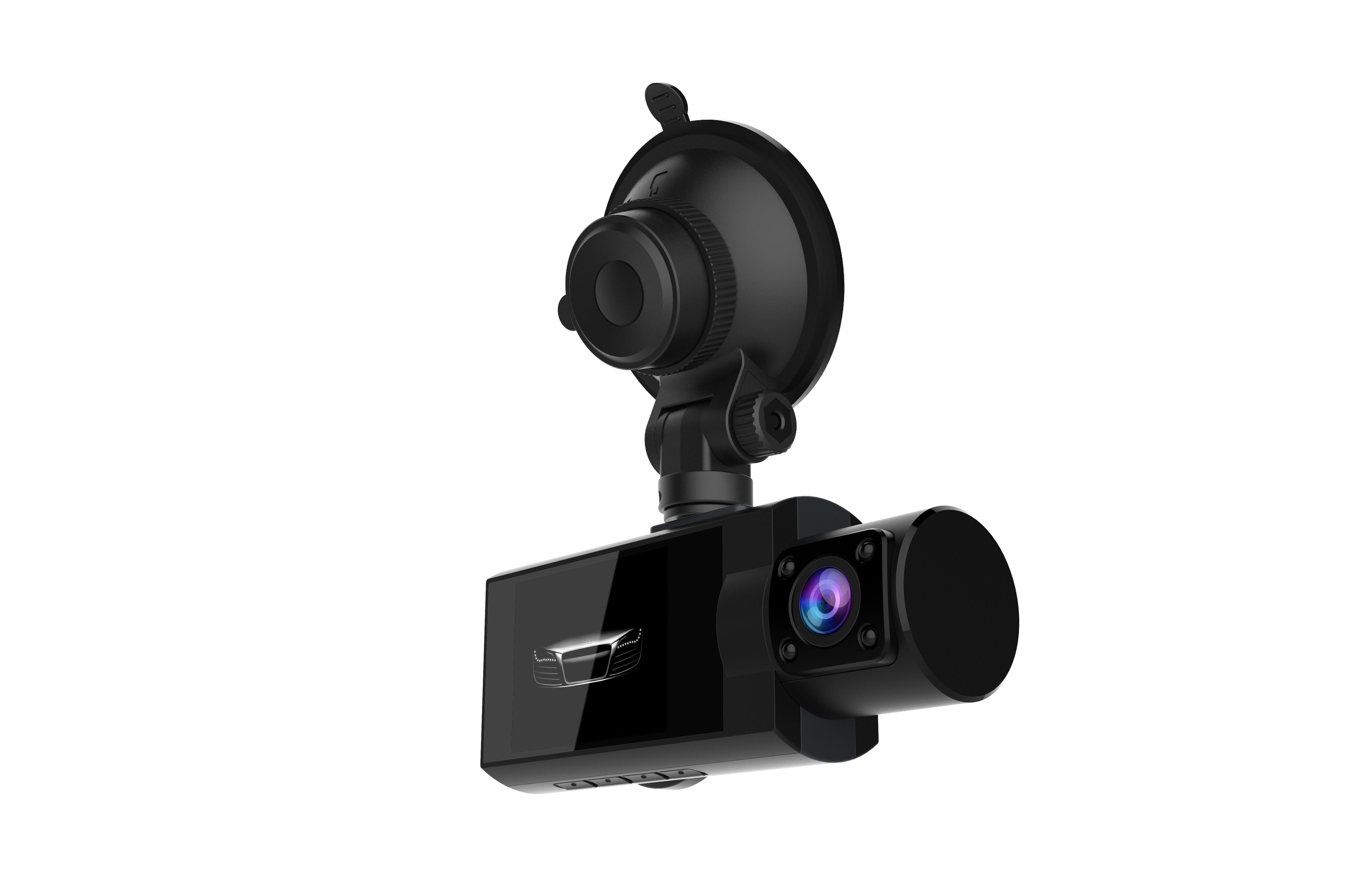 High Quality 4k 25fps Car Recorder 2 In 1 Cabin Dash Camera With 1.5 ...