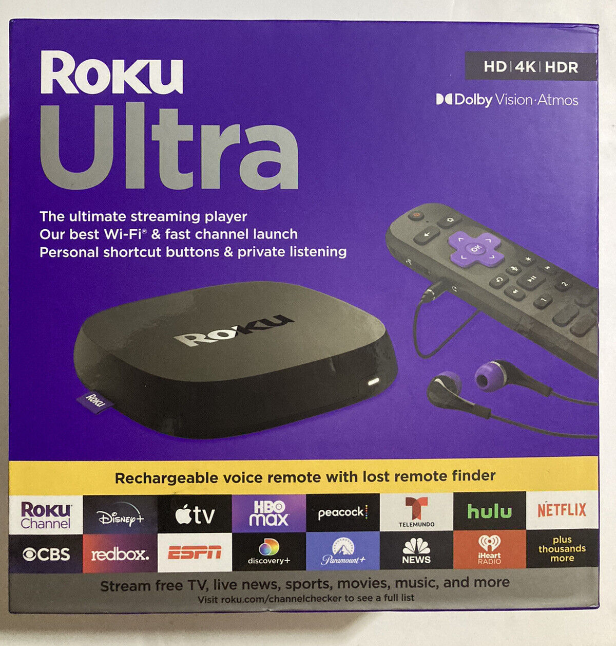 Sealed Roku Express Hd Roku Streaming Device With Simple Remote Free ...