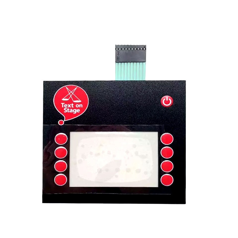 Customization Professional Manufacturer Colorful Backlit Membrane ...