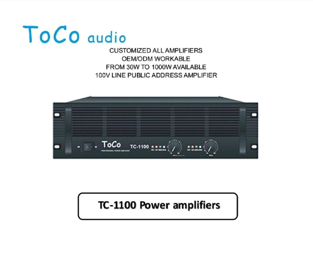 Professional Tc-1100 Power Amplifier, 3u Height, High Power, Stable ...
