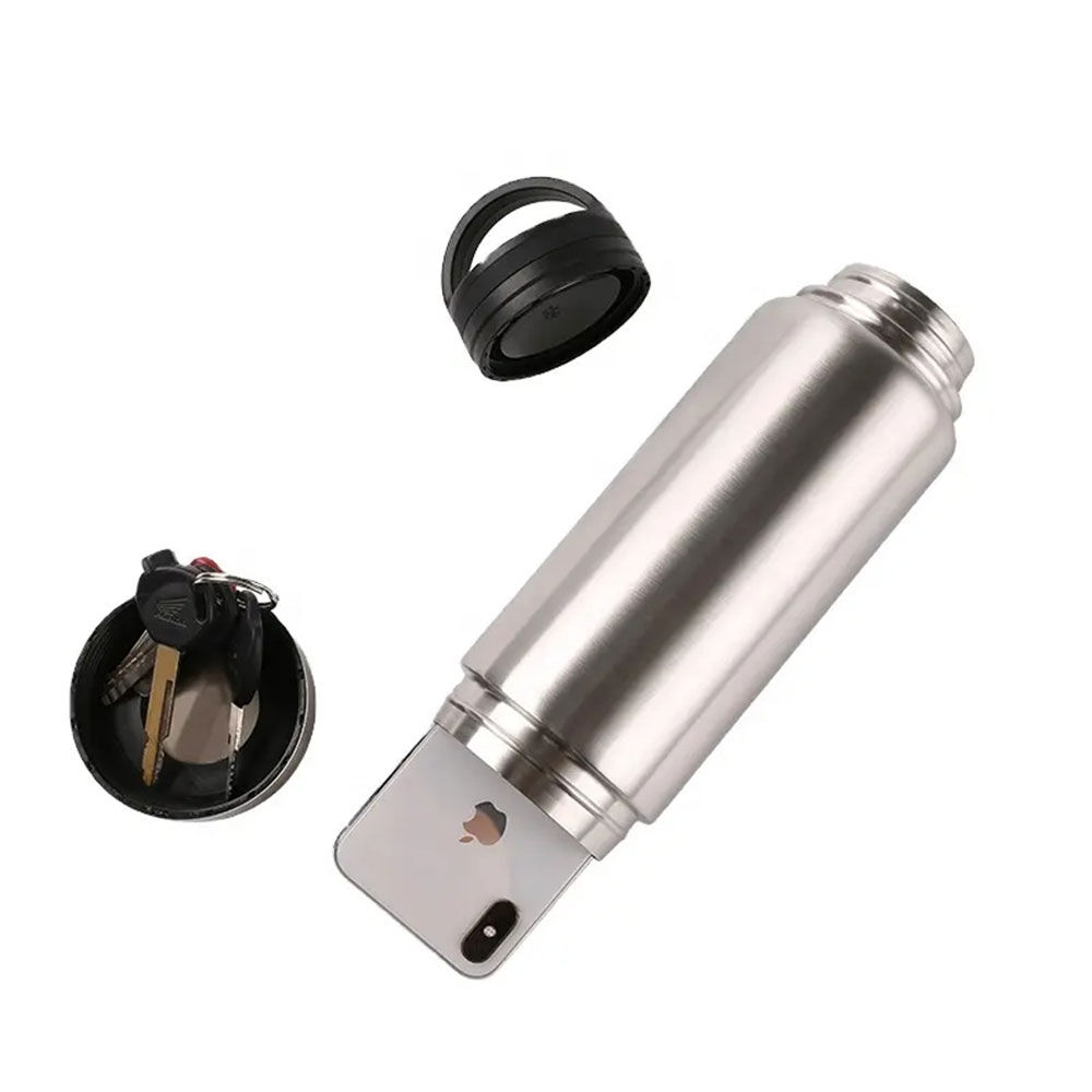 2025 Stainless Steel Hidden Tumbler Water Bottle Stash Box Diversion ...