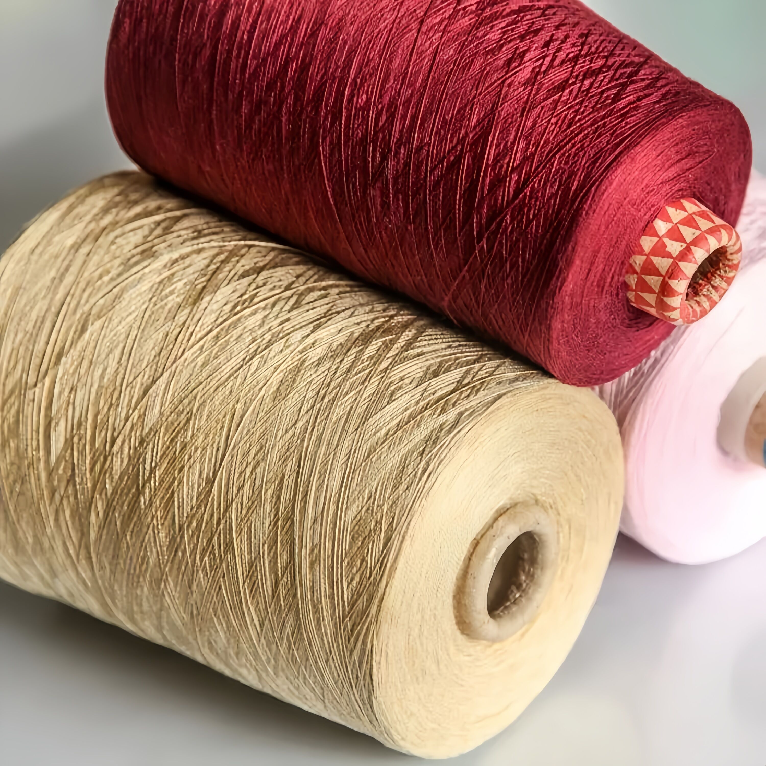Factory Wholesale Blended Silk Wool Dyed Yarn Tencel Linen Yarn $9 ...