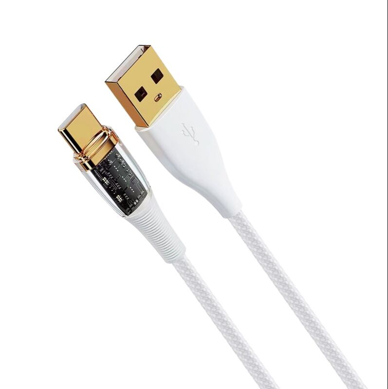 Laptop Pd Cable 60w Usb C To Usb C Lightning Power Cord Transparent ...