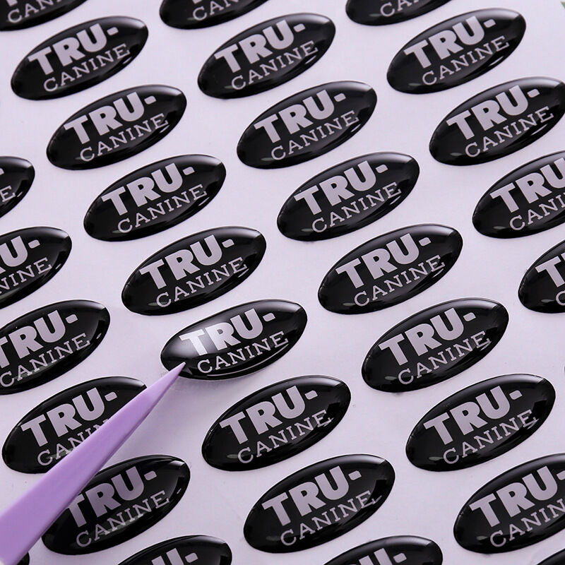 Resin Label Doming Sticker Domed 3d Dome Custom Logo Epoxy Round Raised ...