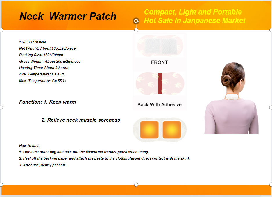 Wholesale Custom Logo Nice Price Multi Size Neck Warmer Patches Heat ...