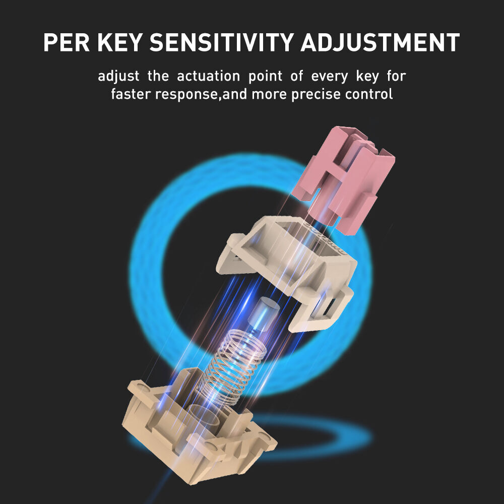 75% Magnetic Switch Mechanical Keyboard For Gaming With Rgb Backlit ...