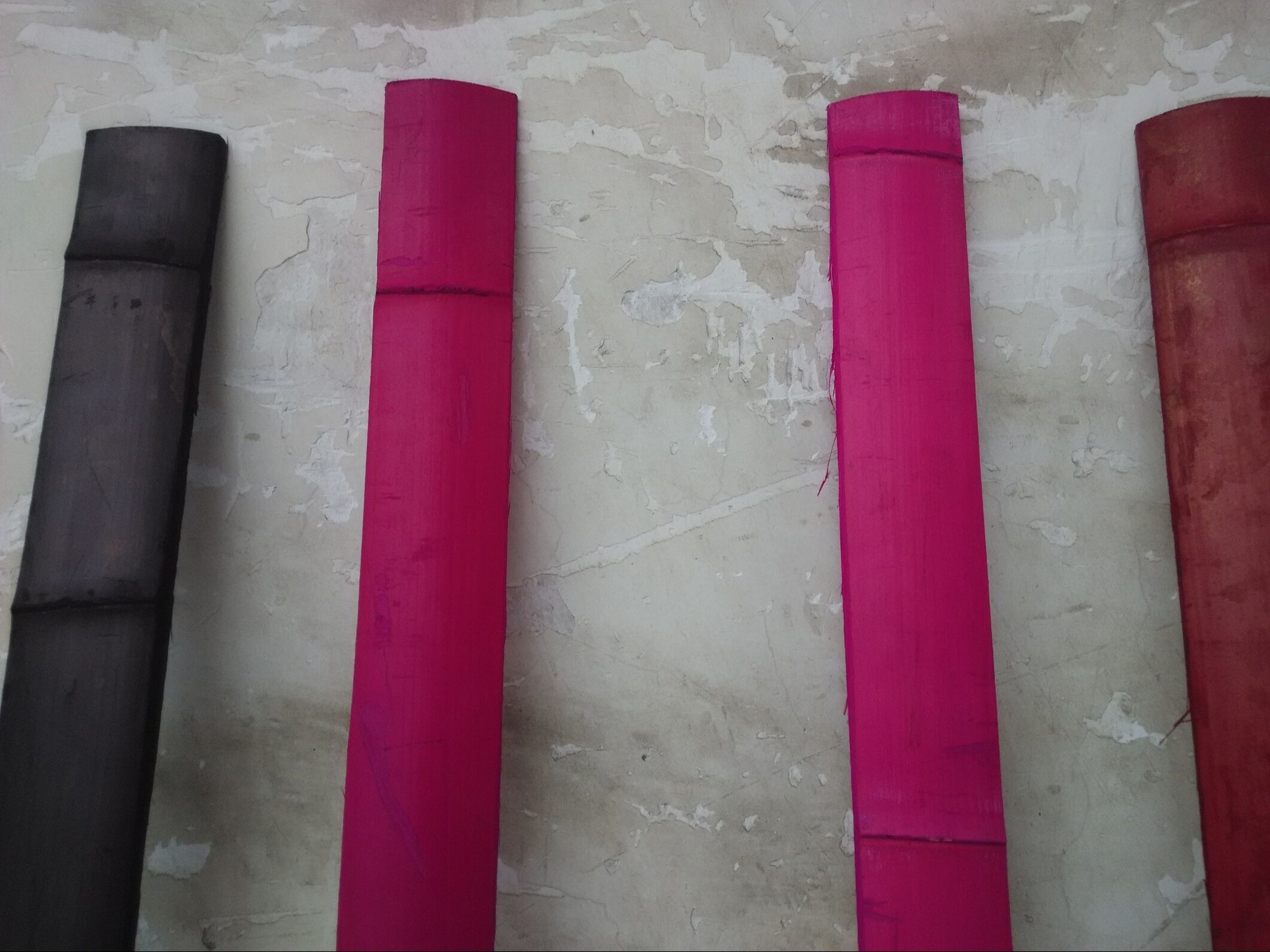 Split Bamboo Fence Natural Fencing Wall Slat For Gardening Anji Bamboo ...