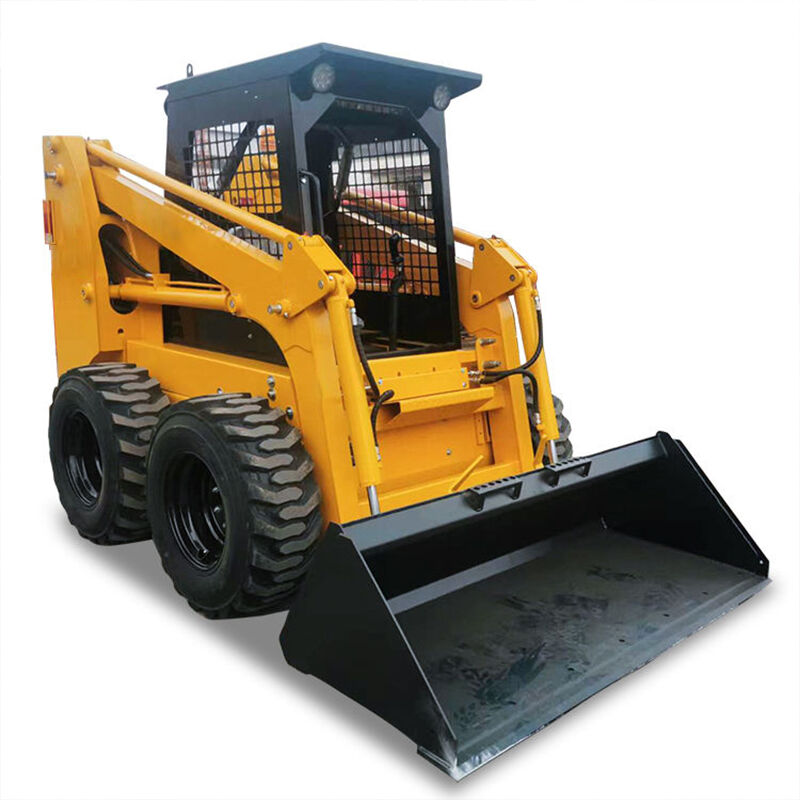 Big Sale Wheel Skid Steer Loader Diesel Skid-steer Loader With 850kg ...