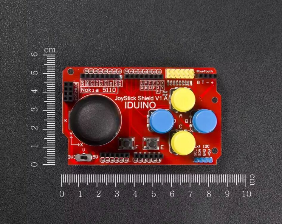 Components Suppliers Diy For Arduino Joystick Shield V1 Expansion Board ...