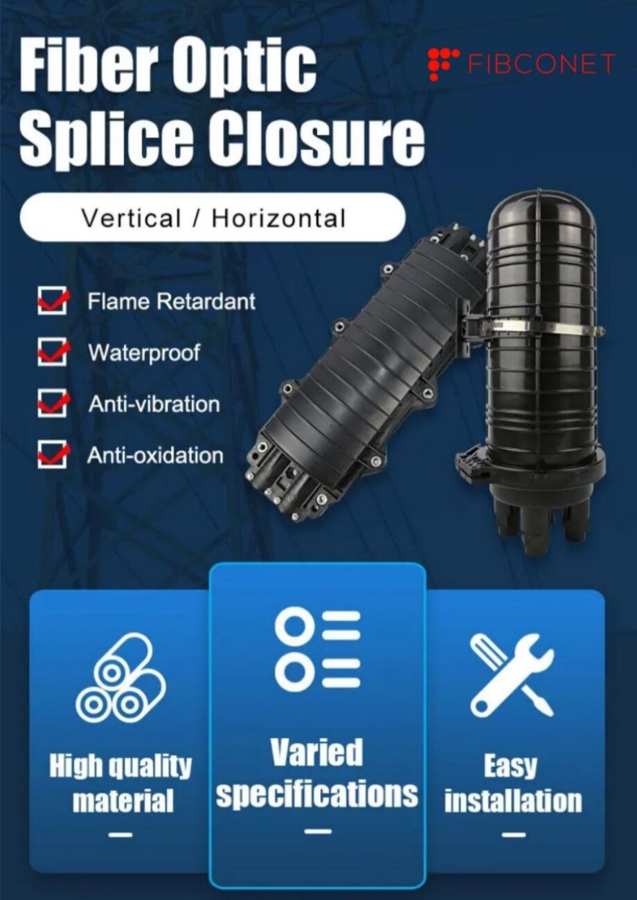 Chinese Supplier Oem Odm Fttx Fiber Optic Splice Closure Box 3 In 3 Out ...