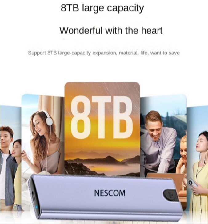 Nescom M.2 Nvme/single Protocol Ssd Box 10gbps For Apple Notebook ...
