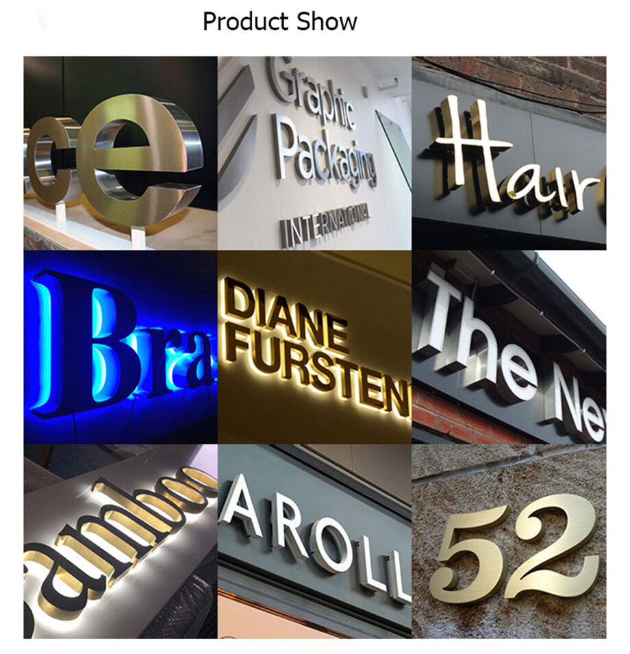 Wholesale 3d Lighting Acrylic Mini Led Channel Letter Sign Bending ...