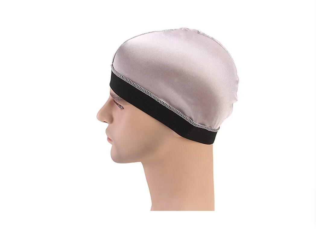 Wave Caps Silk Satin Elastic Silky Polyester Stocking Dome 360 Wave ...