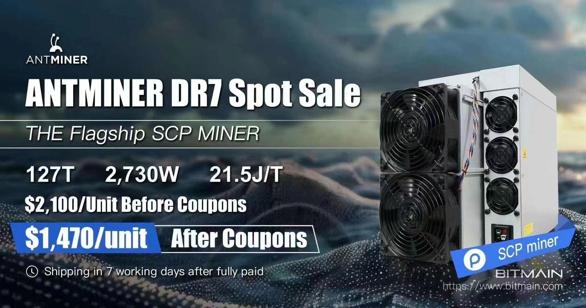 Antminer Dr7 Ant Dr7 Flagship Scp Server For Scp Currency Mining ...