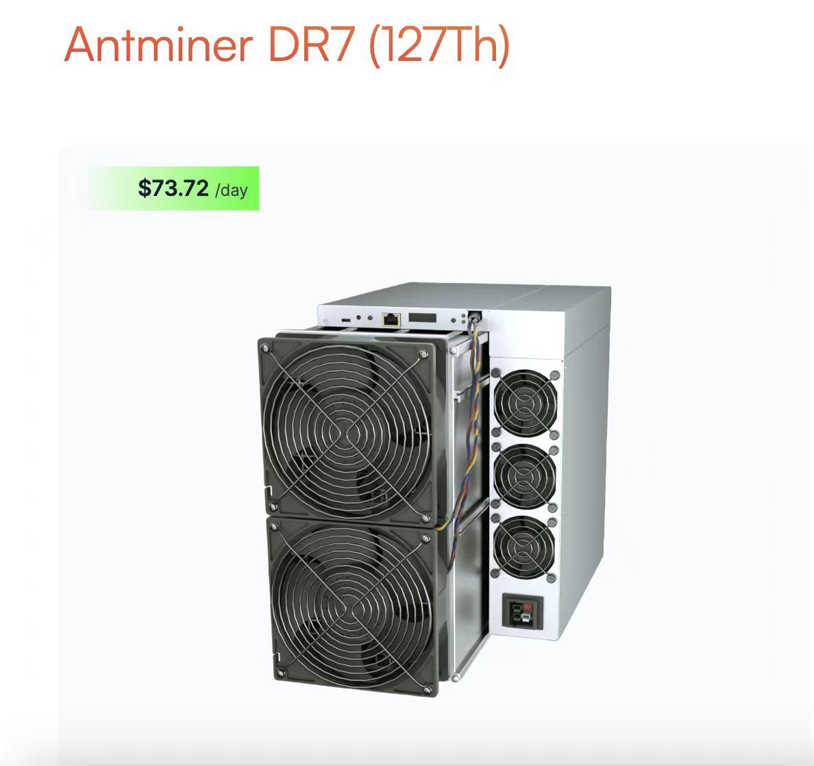 Antminer Dr7 Ant Dr7 Flagship Scp Server For Scp Currency Mining ...