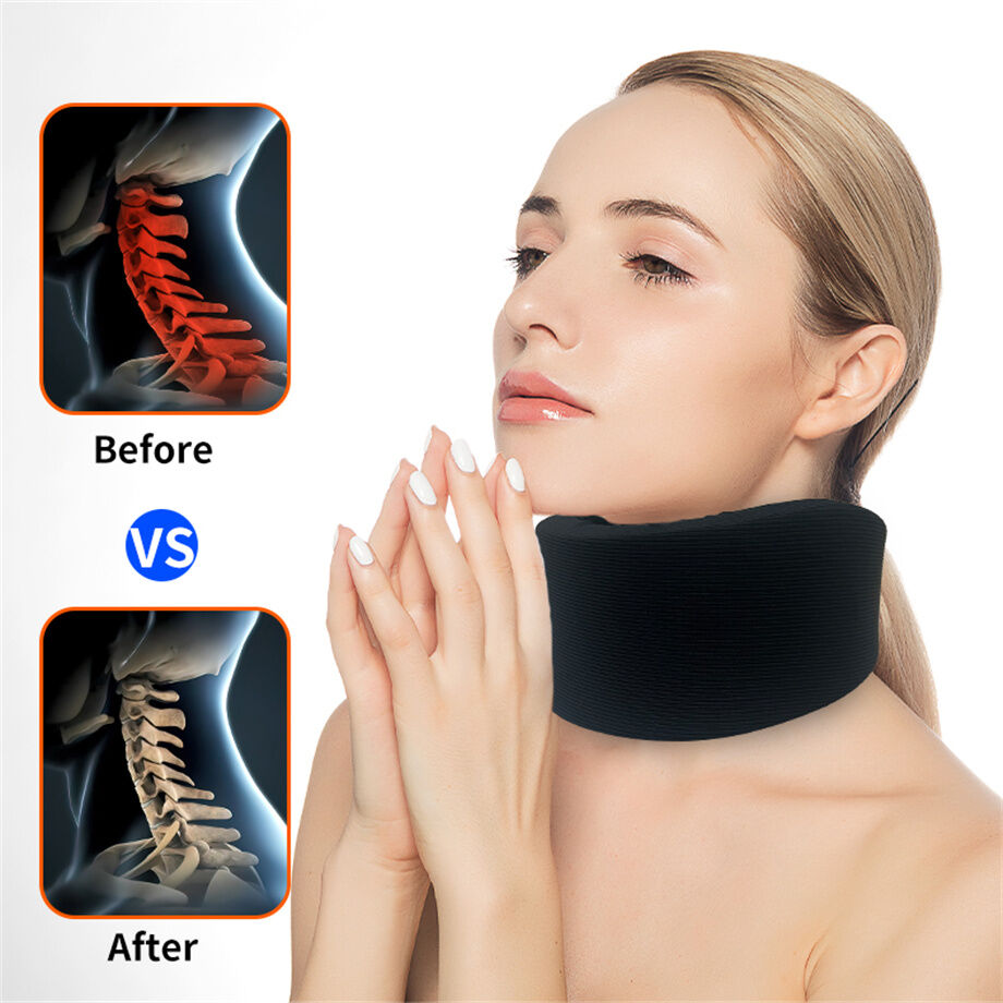 Custom Neck Support Collar Adjustable Foam Cervicorrect Neck Brace For ...