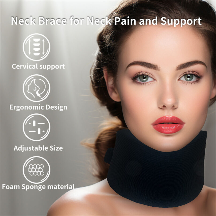 Custom Neck Support Collar Adjustable Foam Cervicorrect Neck Brace For Relieves Neck Pain And ...