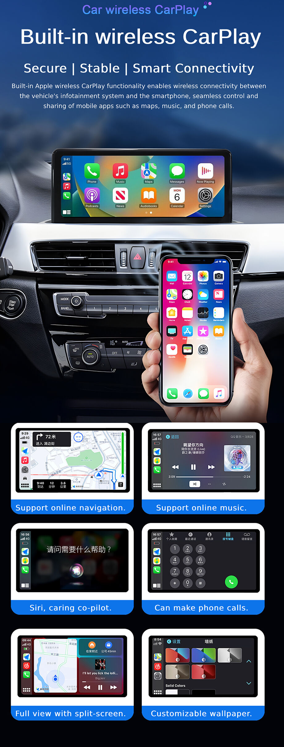 Wireless Carplay Ai Box Dongle Smart Usb Wireless Carplay Dongle Usb ...