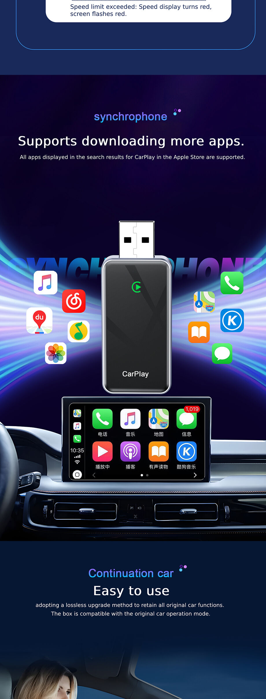 Wireless Carplay Ai Box Dongle Smart Usb Wireless Carplay Dongle Usb ...
