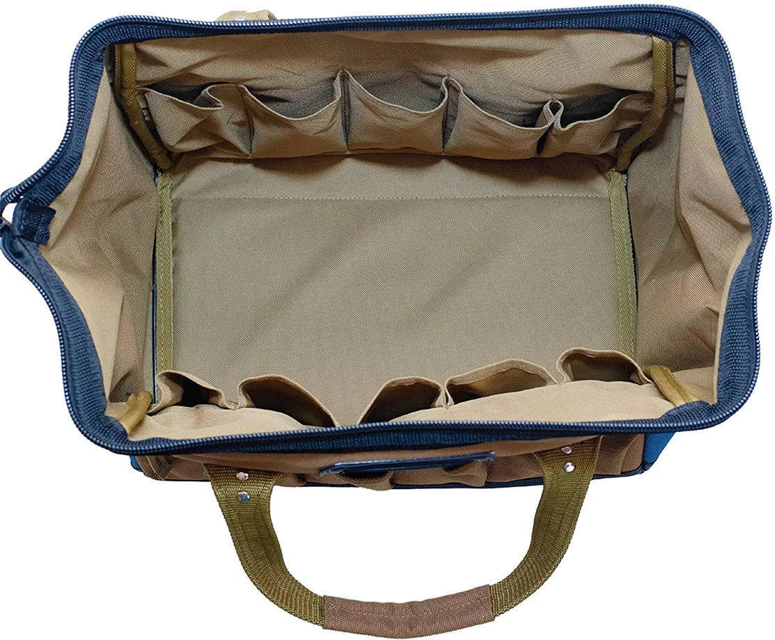 Custom Electrician Tool Kits Bag Durable Canvas Tote Storage Tool Bag ...