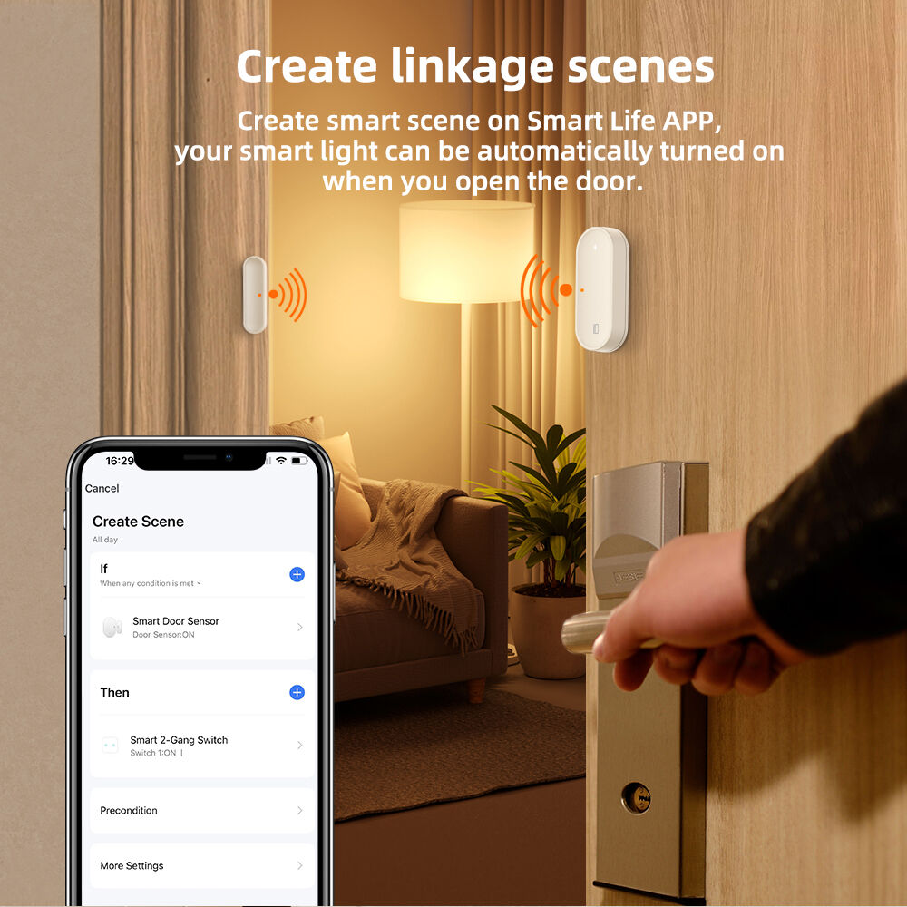 Avatto Tuya Smart Zigbee Mini Door Sensor Work With Alexa Google Home ...