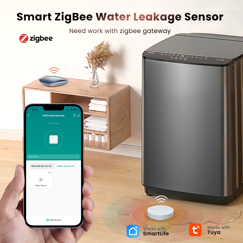 Avatto Smart Zigbee Water Leak Detector Ip67 Wireless Tuya Smart Water ...