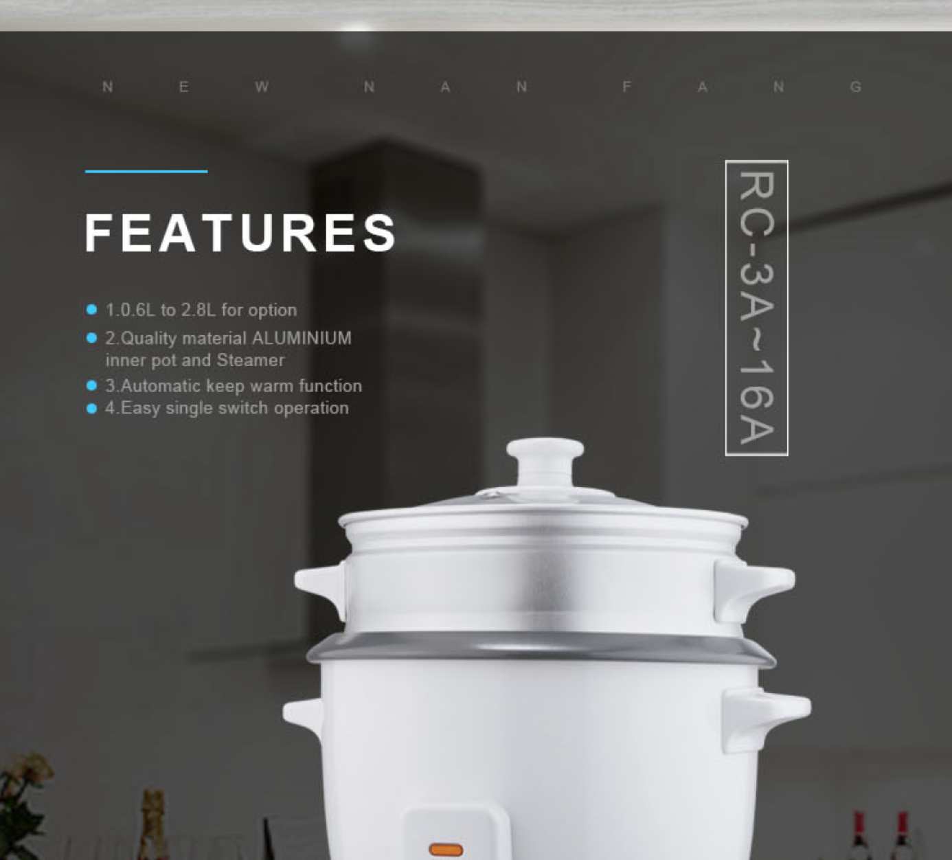 Wholesale Rice Cooker Mini Rice Cooker Oem Brand 1.8l, 10cups, Glass ...