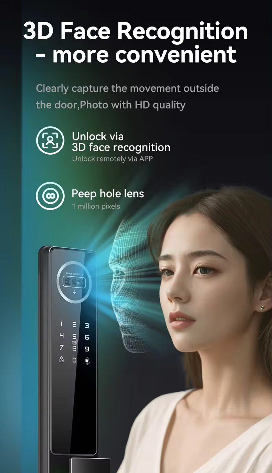 Wholesale Price 3d Tuya Face Recognition Real Time Video Intercom ...