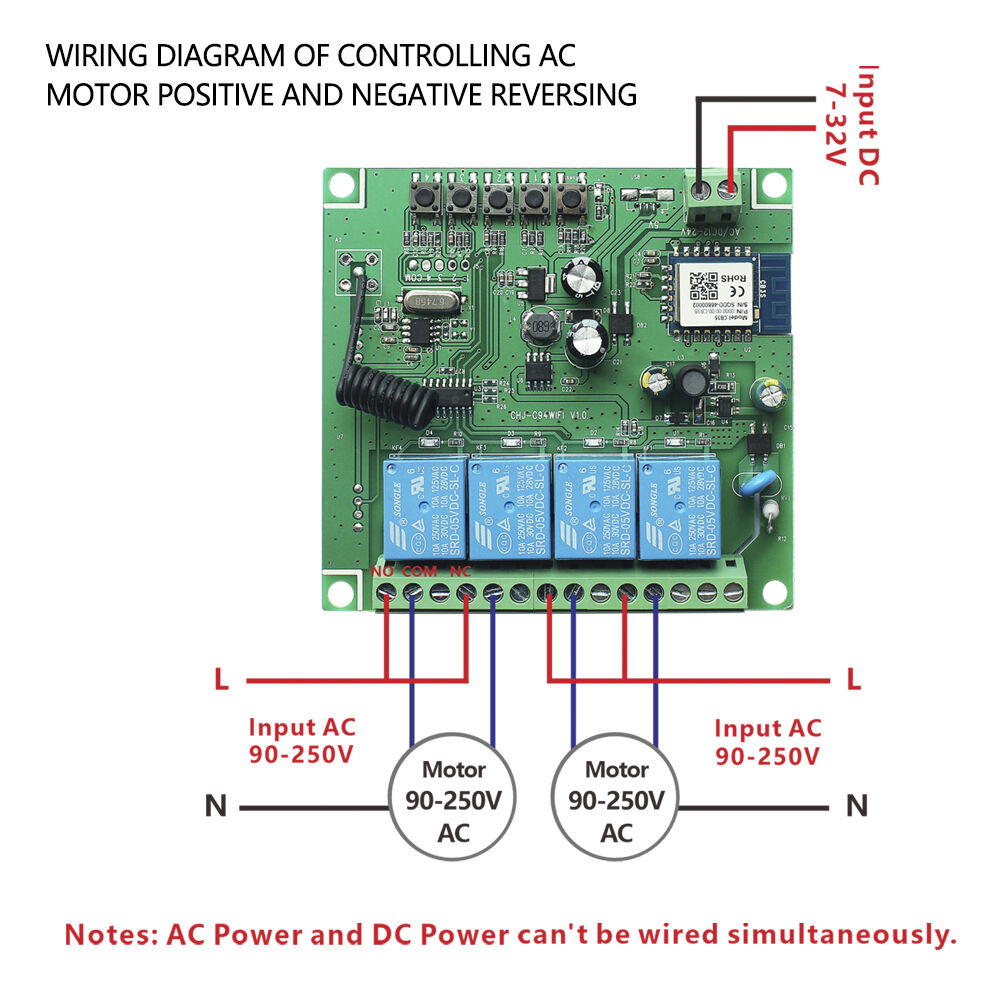 Bulk Buy China Wholesale Ac85-260v 2.4g Tuya Wifi Motor Control Boards ...