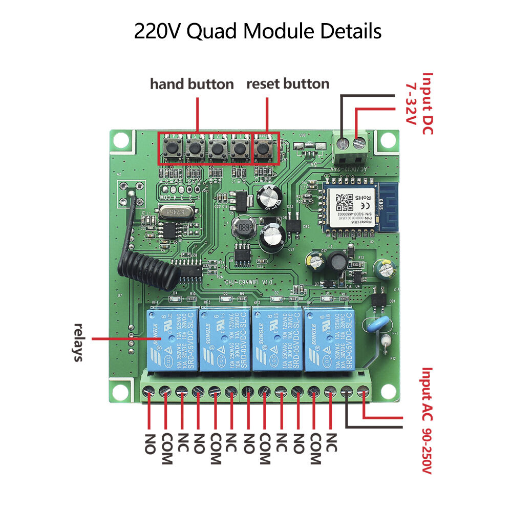 Bulk Buy China Wholesale Ac85-260v 2.4g Tuya Wifi Motor Control Boards ...